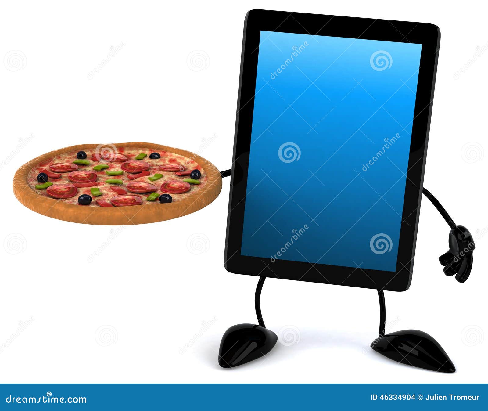 Fun tablet stock illustration. Illustration of shiny - 46334904