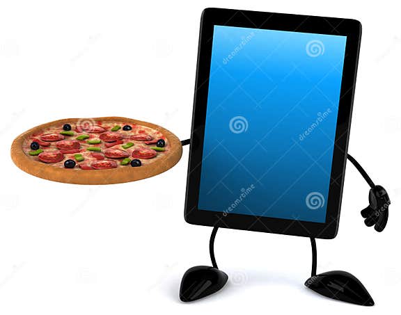 Fun tablet stock illustration. Illustration of shiny - 46334904