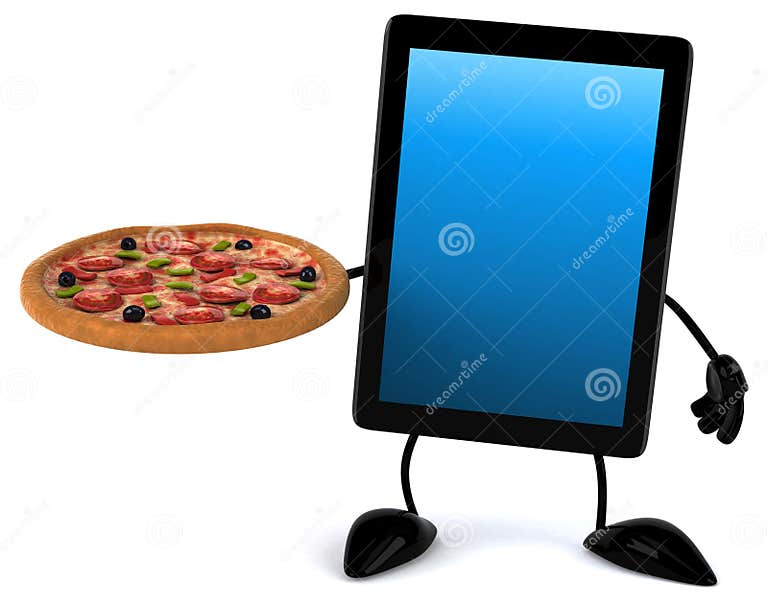 Fun tablet stock illustration. Illustration of shiny - 46334904