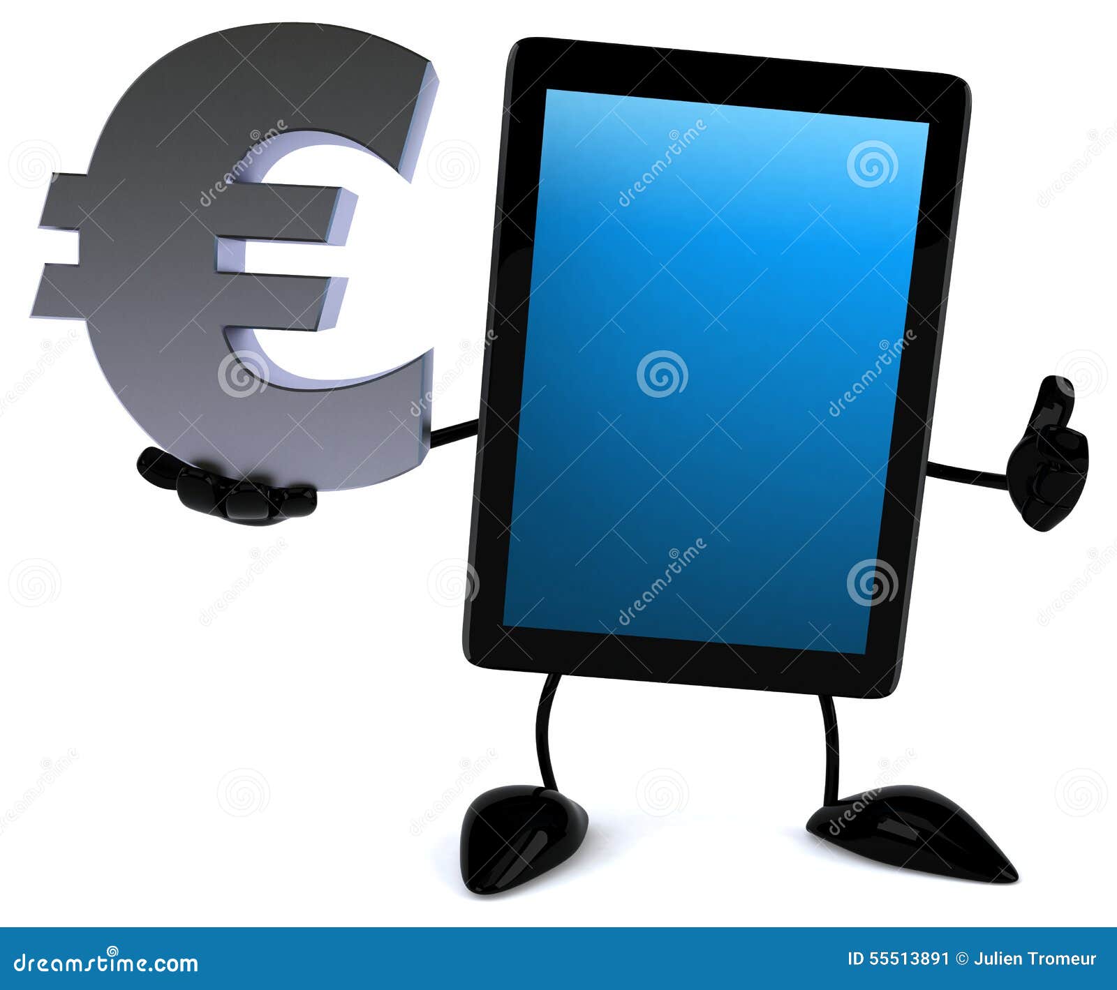 Fun tablet stock illustration. Illustration of board - 55513891
