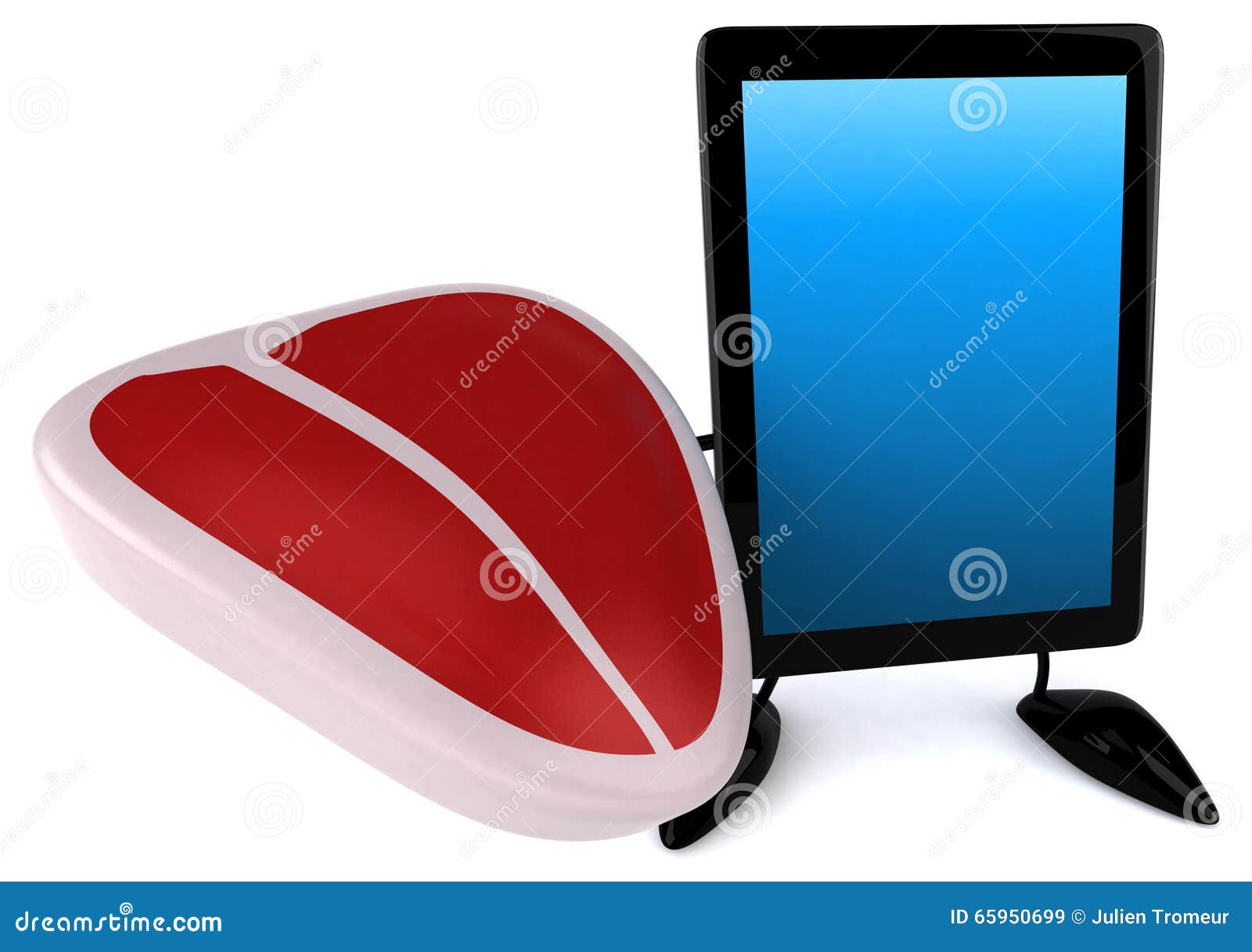 Fun tablet stock illustration. Illustration of paint - 65950699