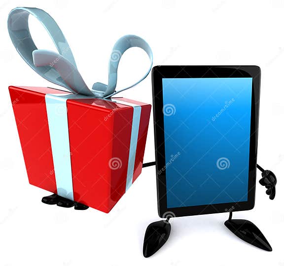 Fun tablet stock illustration. Illustration of shiny - 70599021