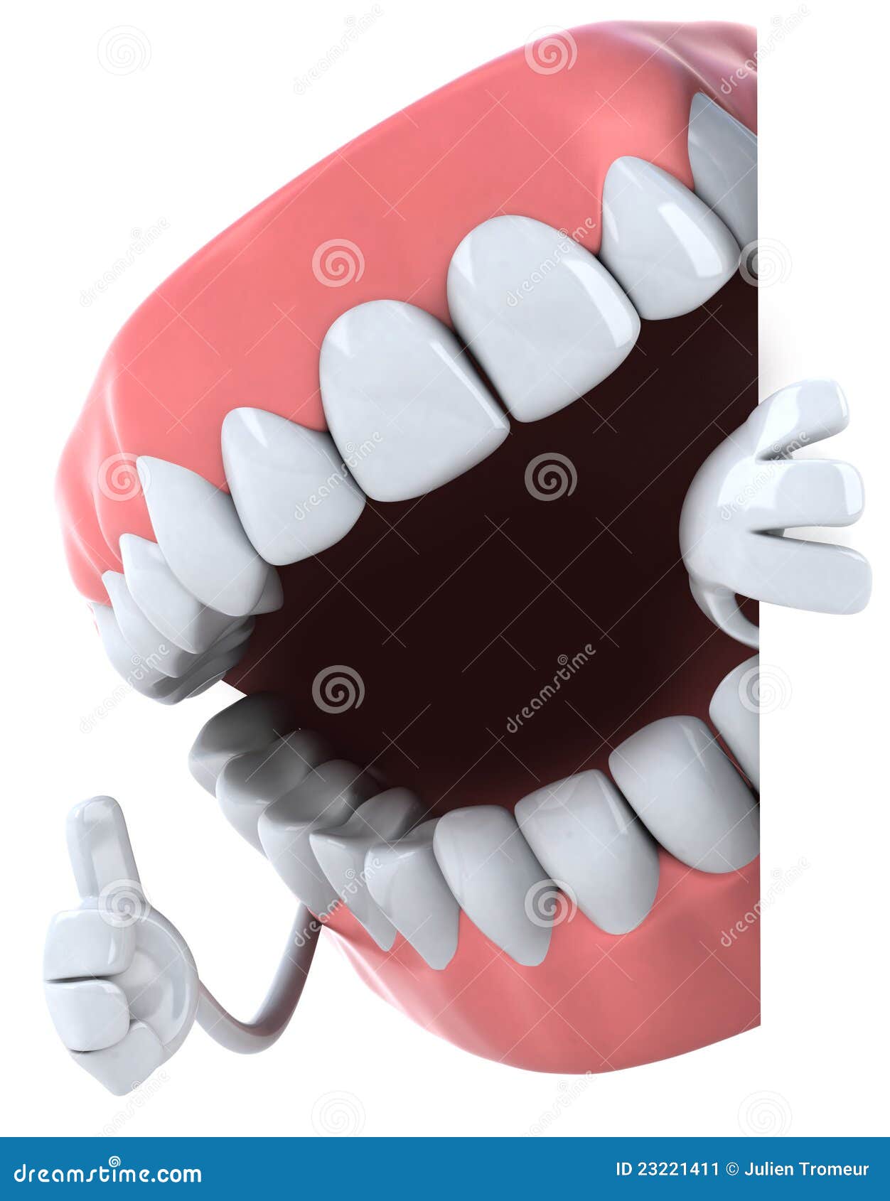 Fun teeth stock illustration. Illustration of background - 23221411