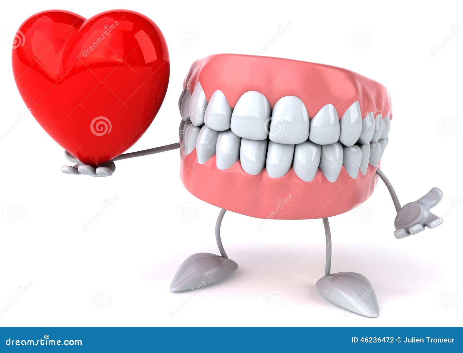 Fun teeth stock illustration. Illustration of mouth, comedy - 46236472