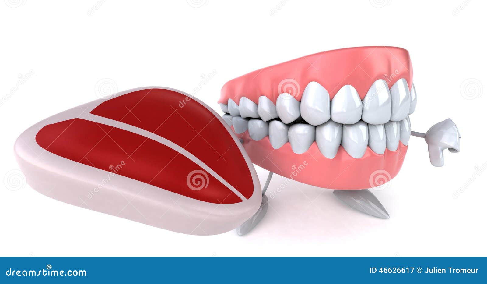 Fun teeth stock illustration. Illustration of funny, mouth - 46626617