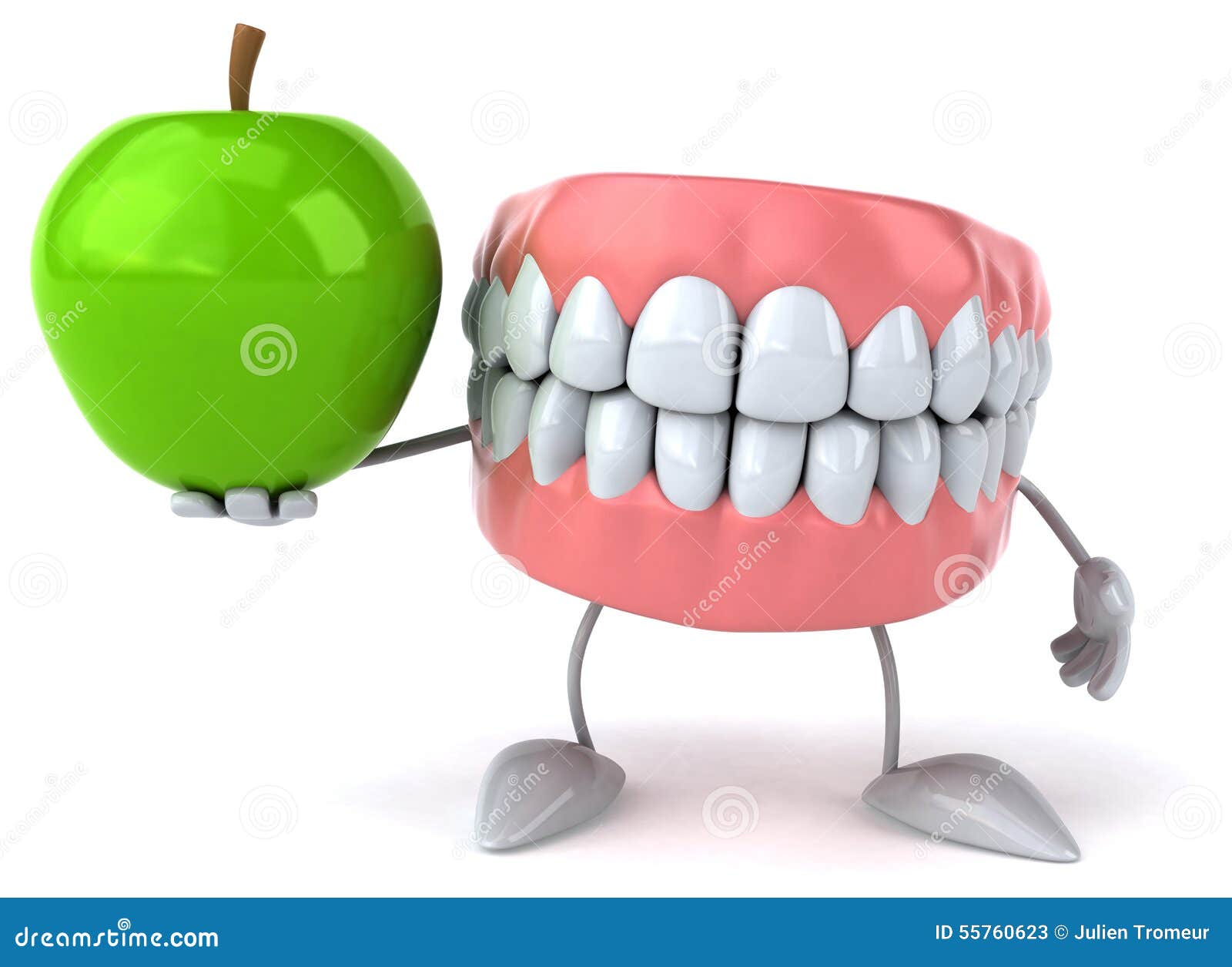 Fun teeth stock illustration. Illustration of dental - 55760623