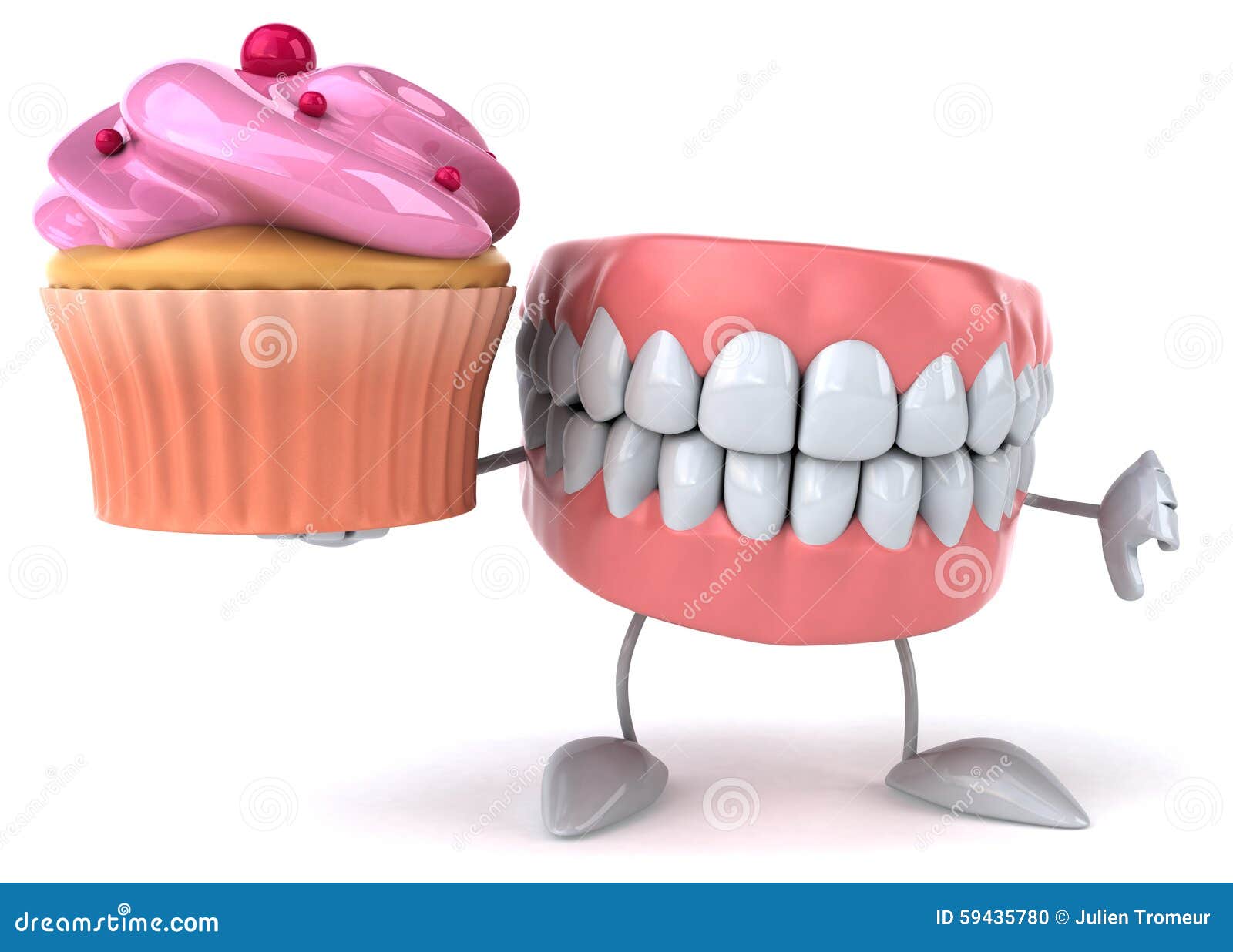 Fun teeth stock illustration. Illustration of humorous - 59435780