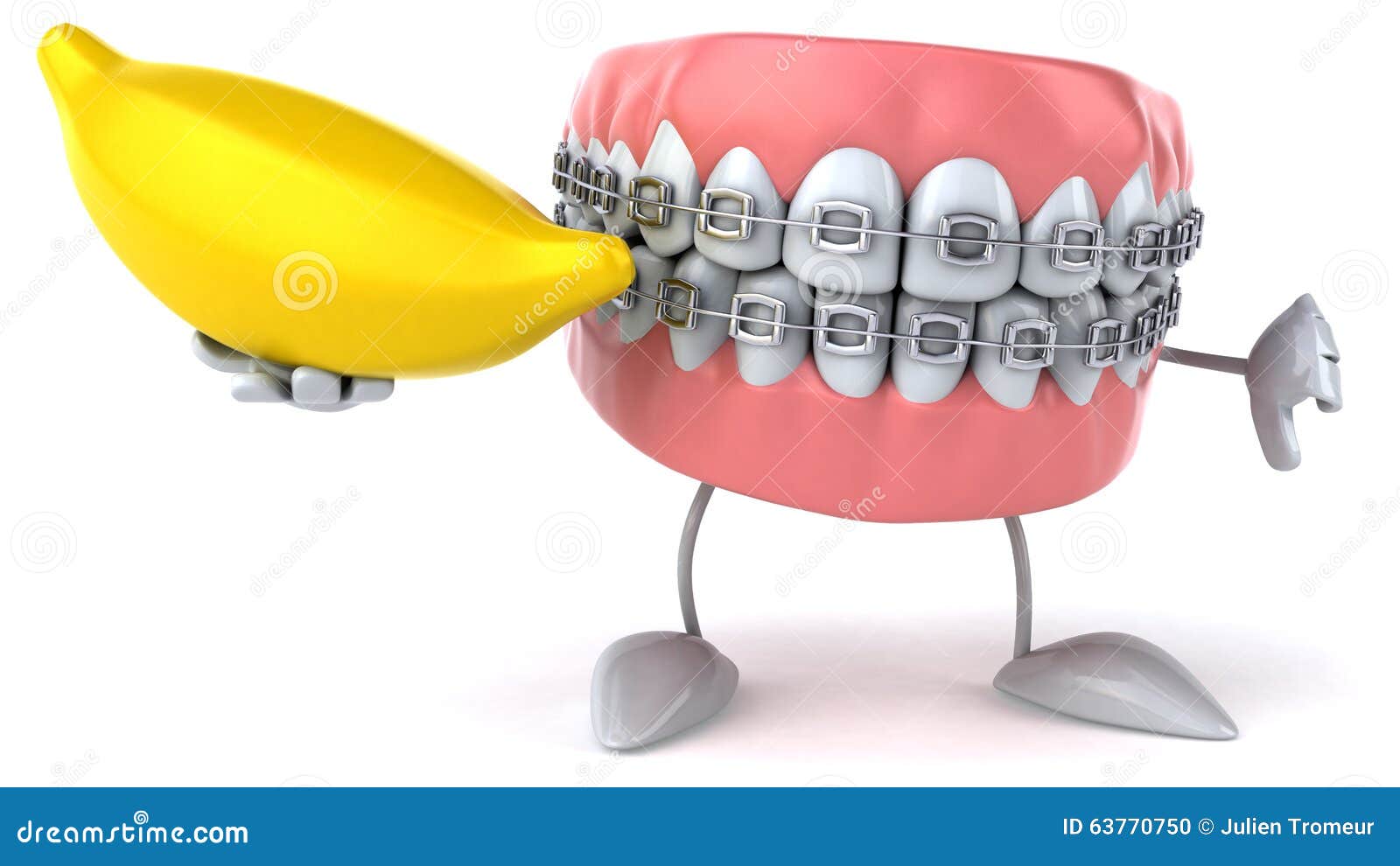 Fun teeth stock illustration. Illustration of fake, dentist - 63770750