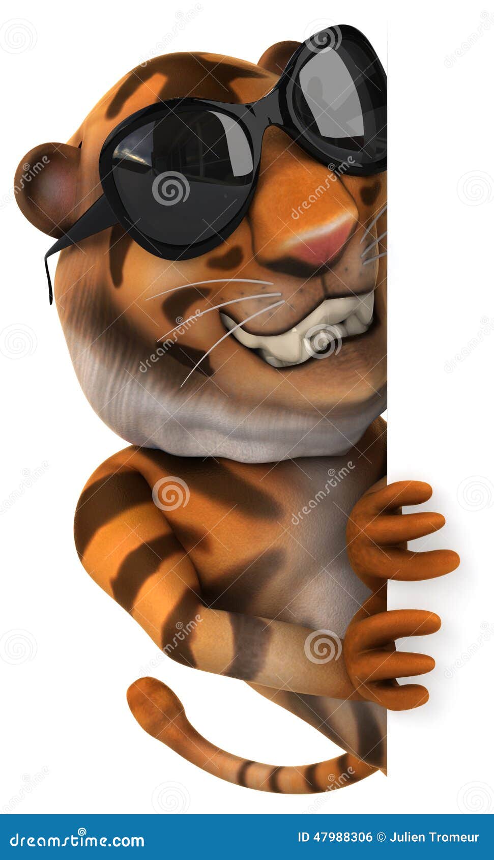 Fun tiger stock illustration. Illustration of tigers - 47988306