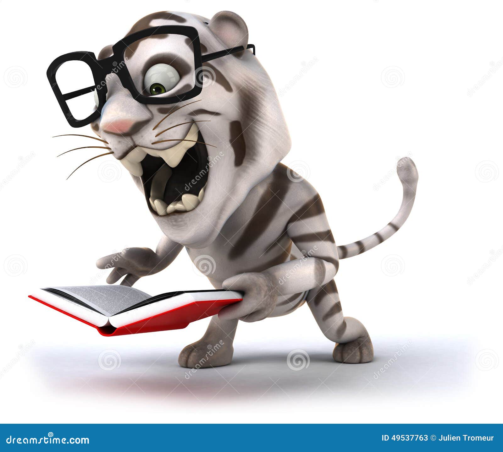 Fun tiger stock illustration. Illustration of danger - 49537763