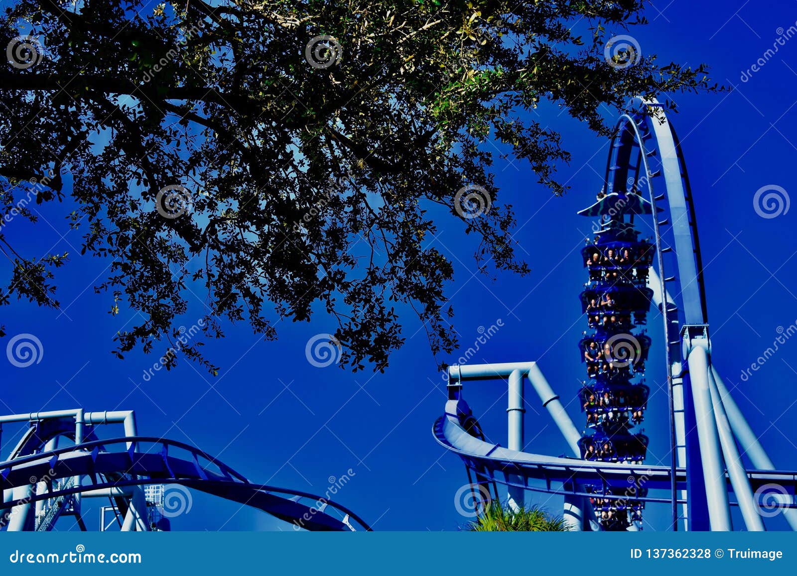 Fun time at the theme park editorial stock photo. Image of arena ...
