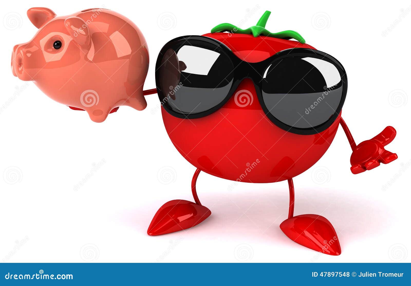 Fun tomato stock illustration. Illustration of store - 47897548