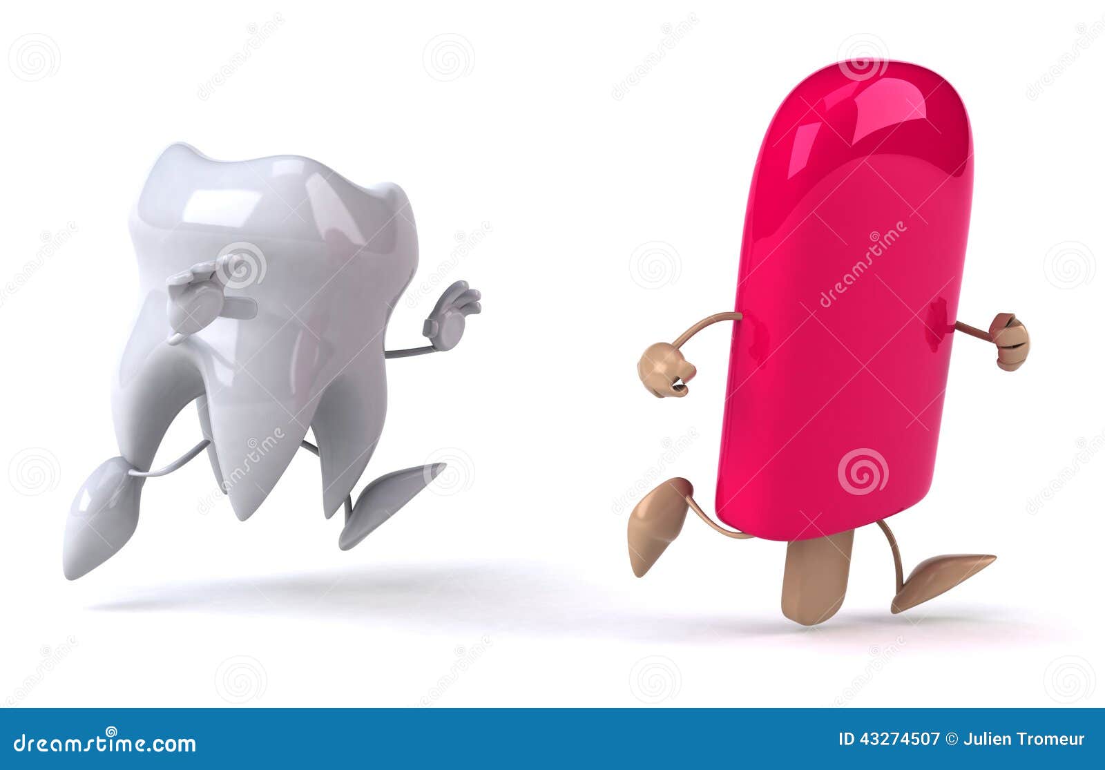 Fun tooth stock illustration. Illustration of wisdom - 43274507