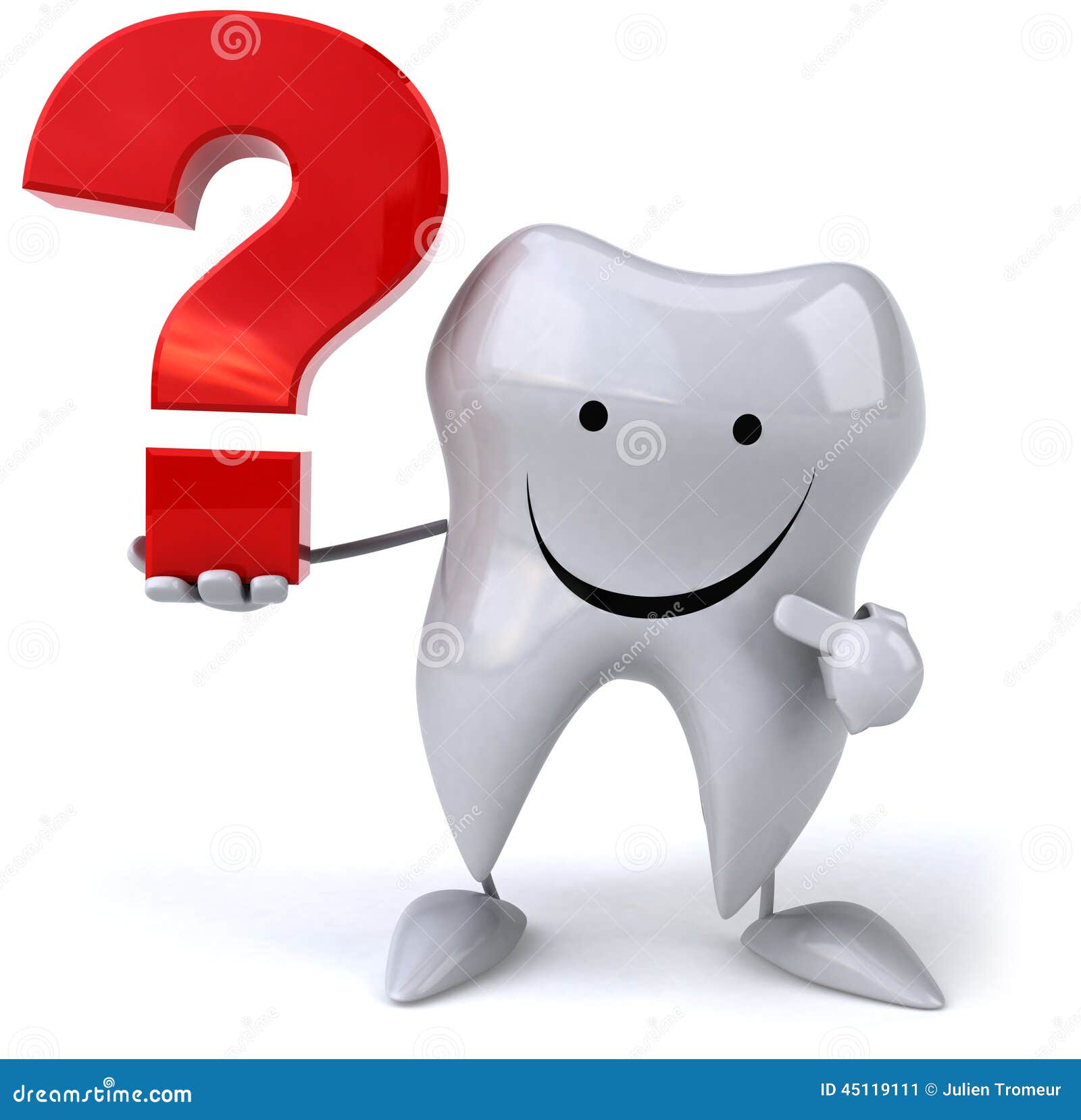 Fun tooth stock illustration. Illustration of medical - 45119111