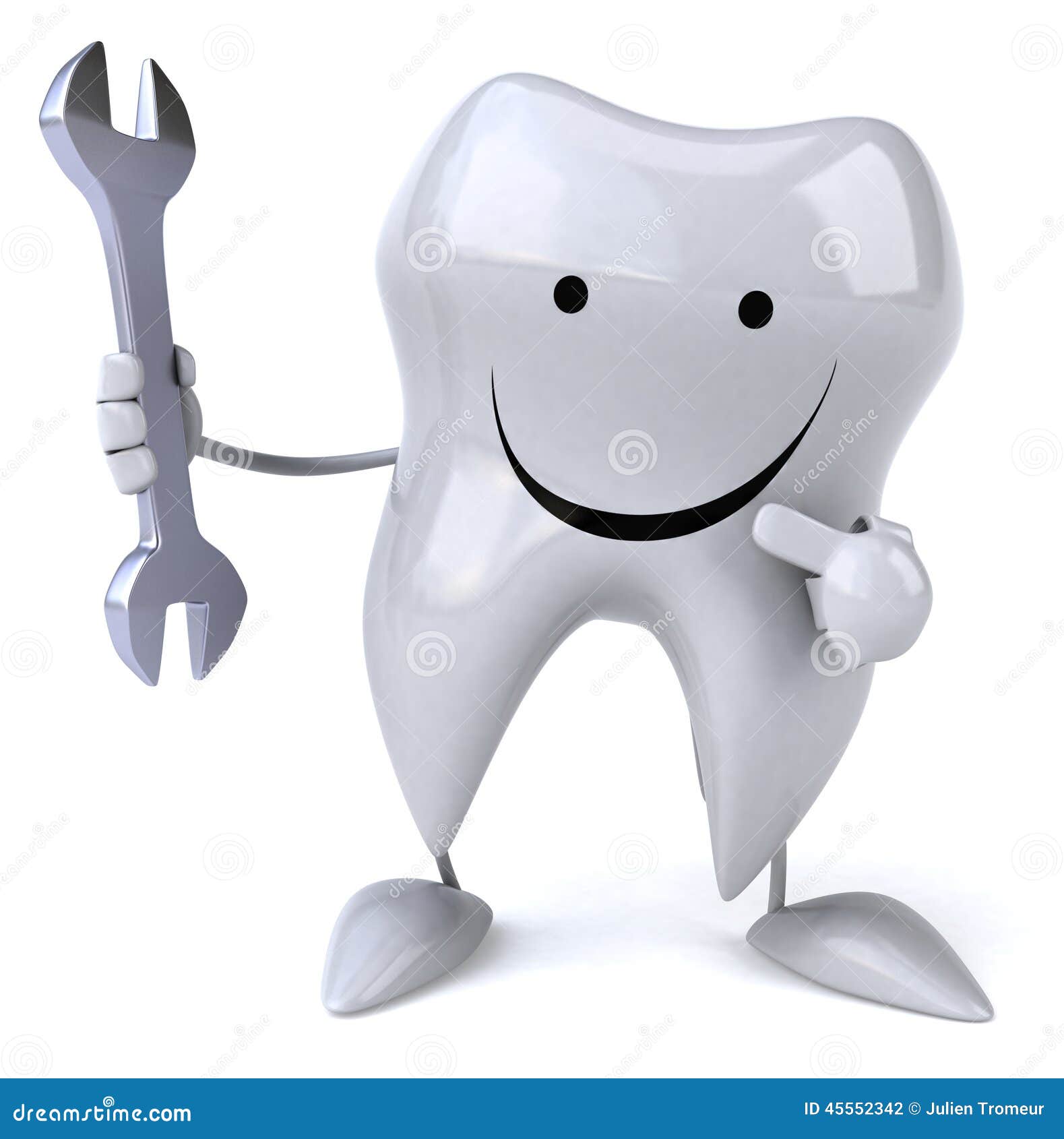Fun tooth stock illustration. Illustration of cavity - 45552342