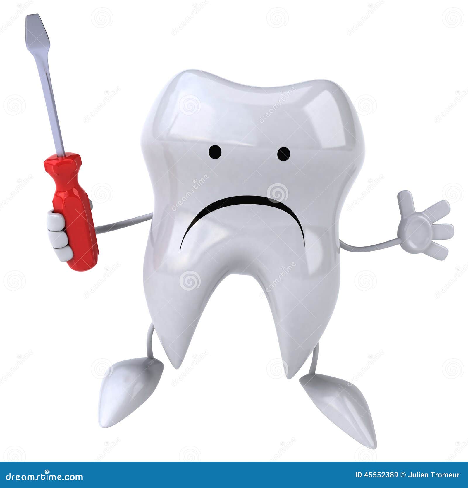 Fun tooth stock illustration. Illustration of mouth, caries - 45552389