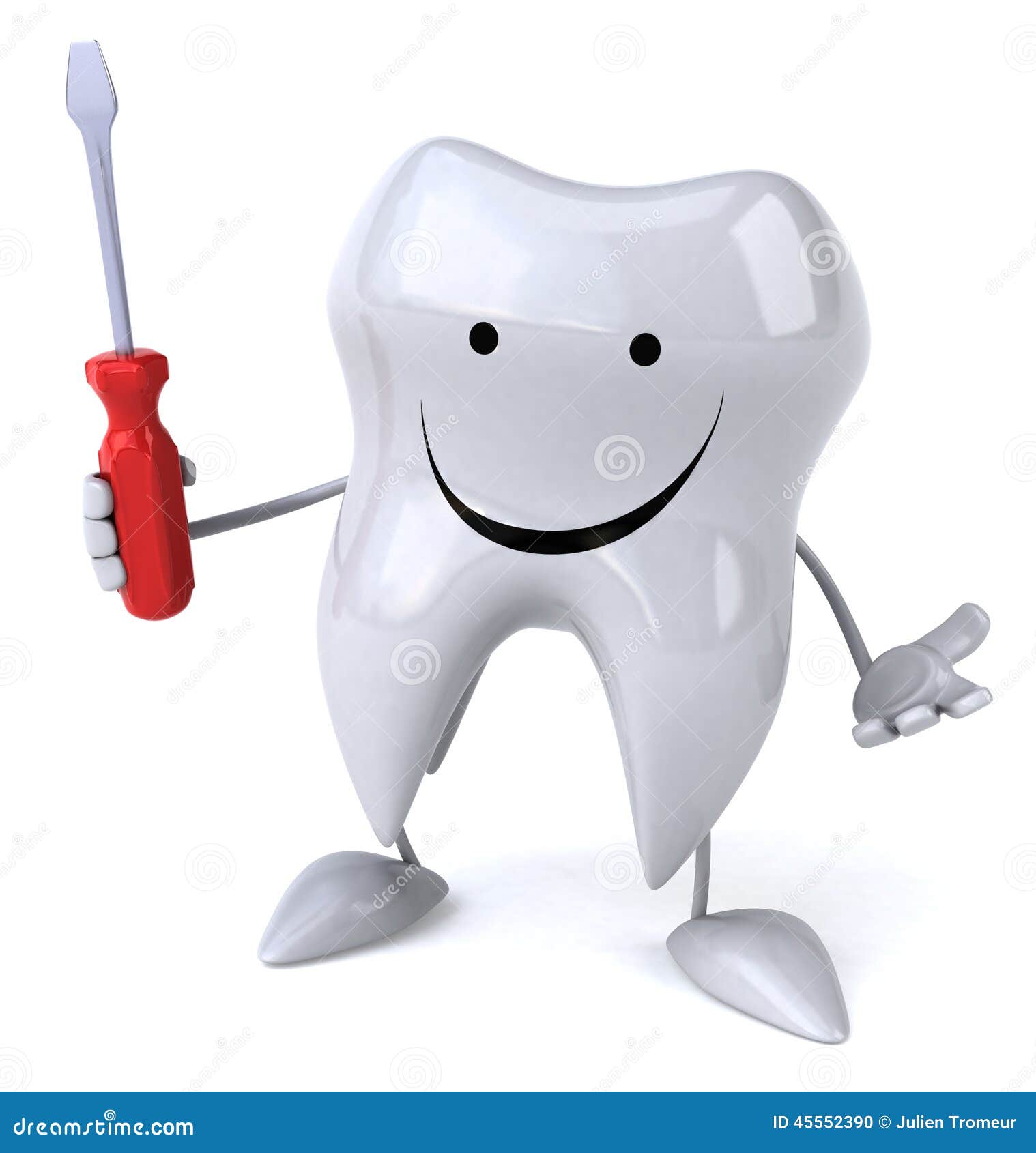 Fun tooth stock illustration. Illustration of isolated - 45552390