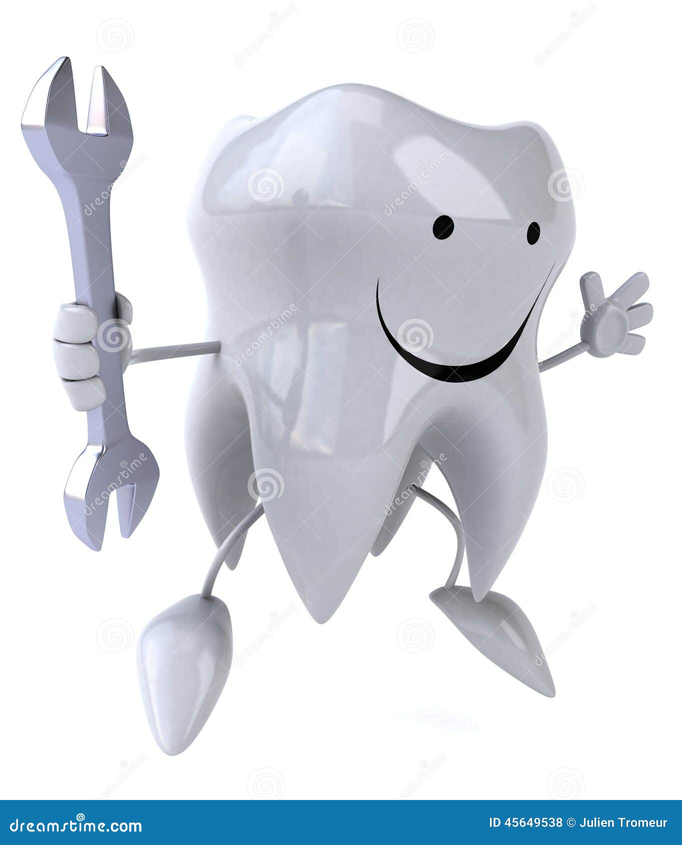 Fun tooth stock illustration. Illustration of caries - 45649538