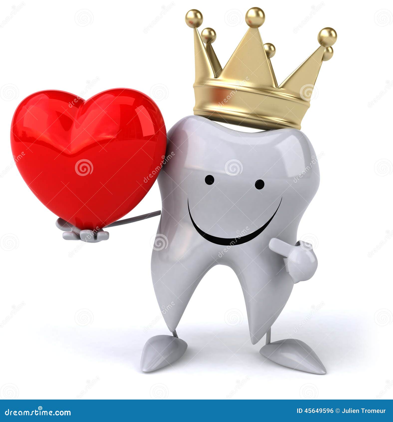 Fun tooth stock illustration. Illustration of wisdom - 45649596