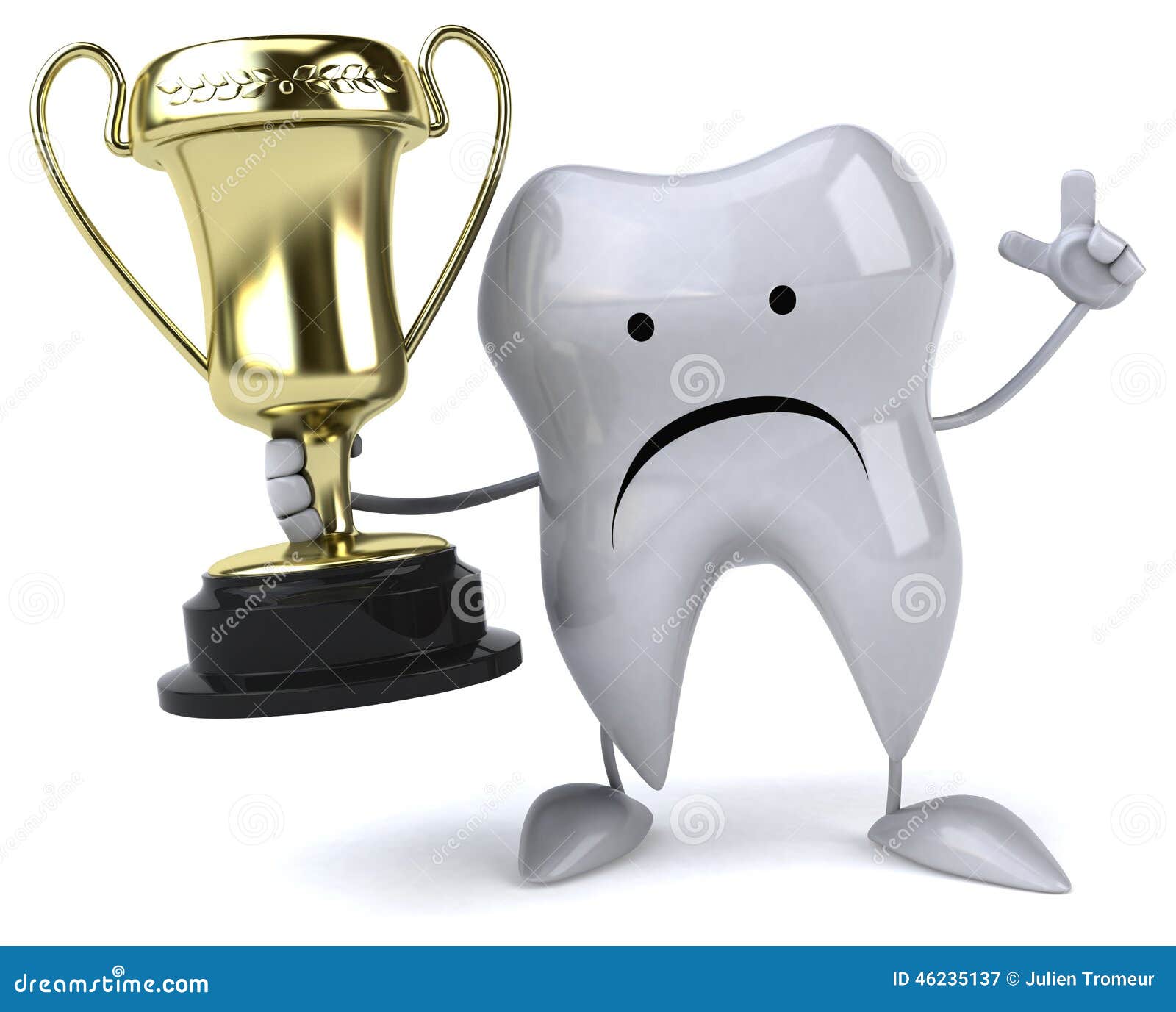 Fun tooth stock illustration. Illustration of stomatology - 46235137