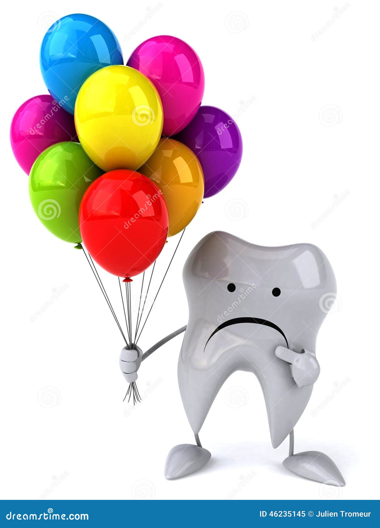 Fun tooth stock illustration. Illustration of molar, dent - 46235145