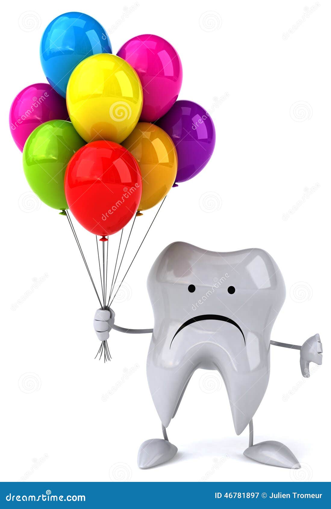 Fun tooth stock illustration. Illustration of health - 46781897