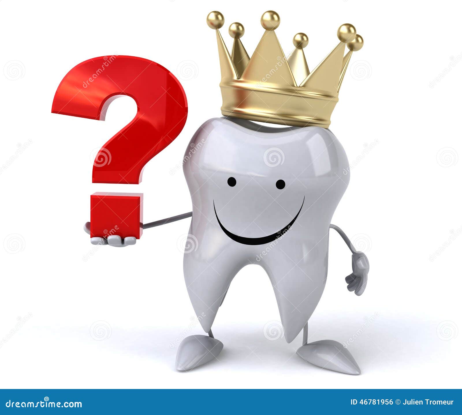 Fun tooth stock illustration. Illustration of medical - 46781956