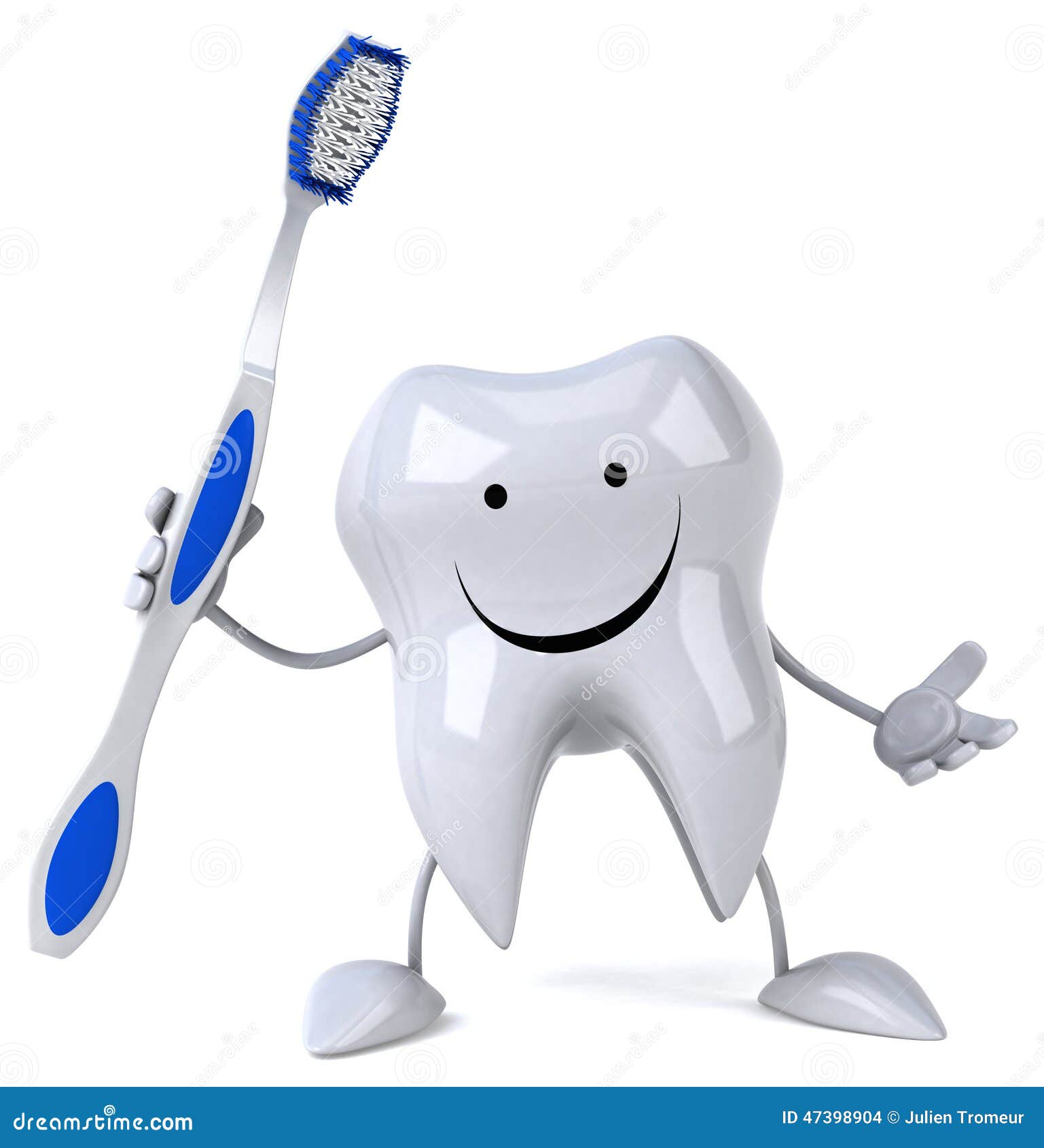 Fun tooth stock illustration. Illustration of isolated - 47398904