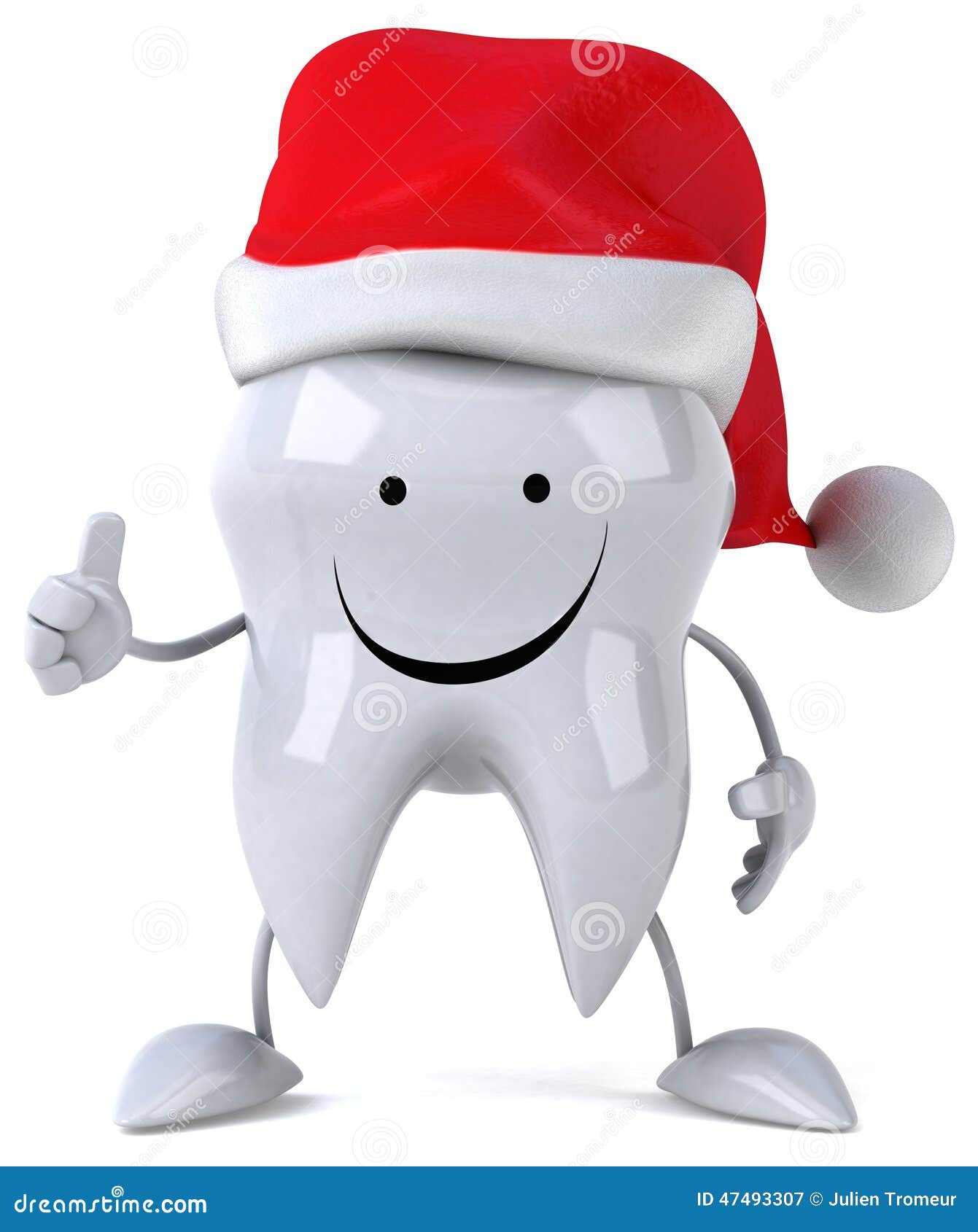 Fun tooth stock illustration. Illustration of rendered - 47493307