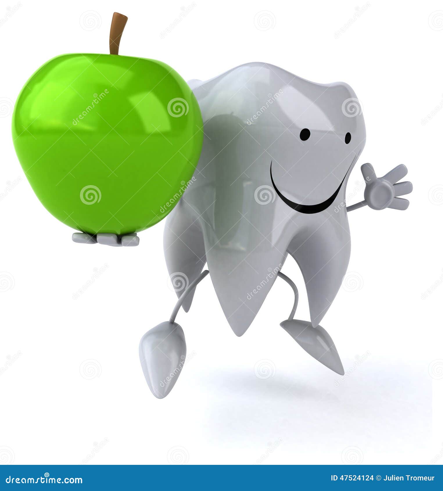 Fun tooth stock illustration. Illustration of dental - 47524124