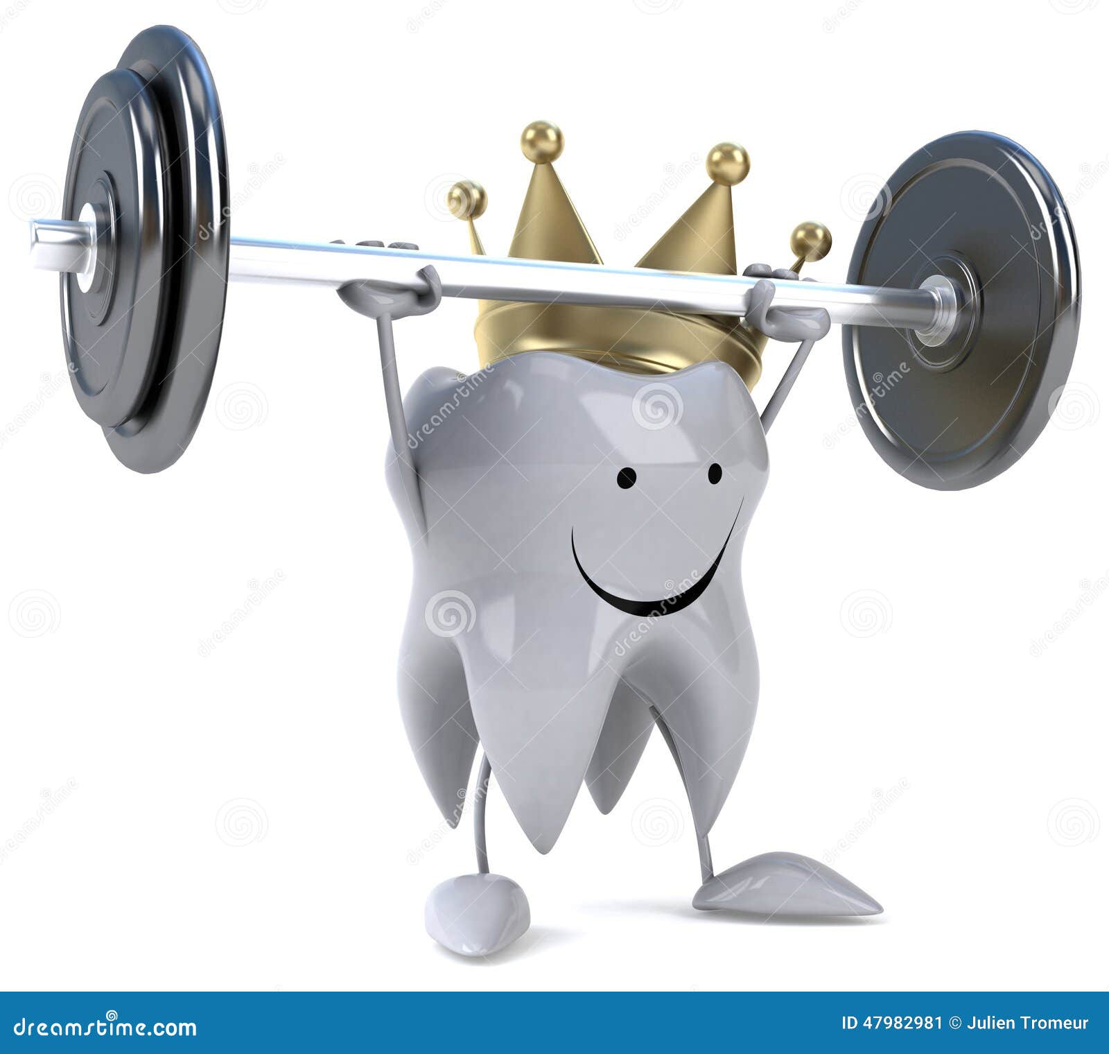 Fun tooth stock illustration. Illustration of corona - 47982981