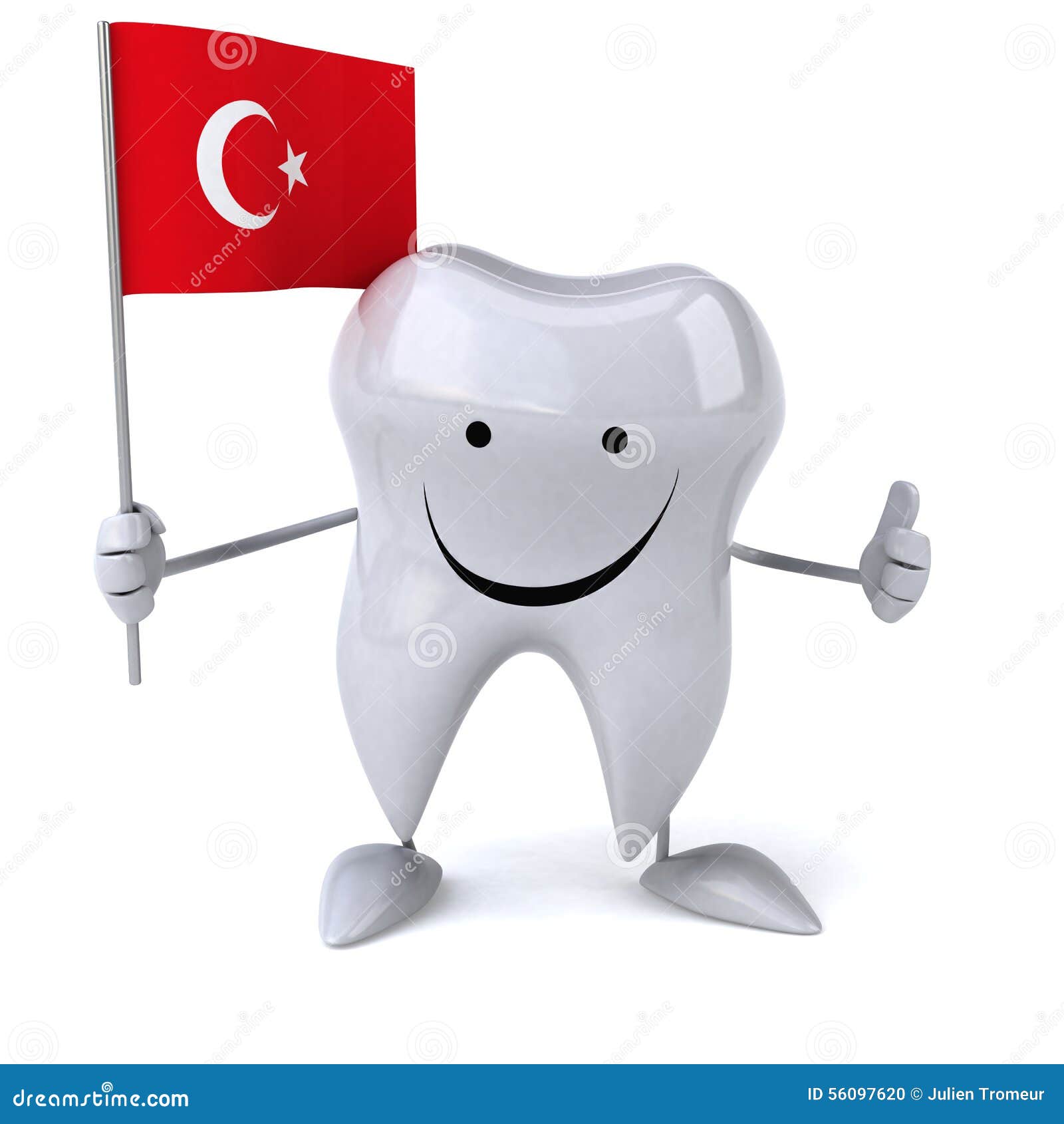 Fun tooth stock illustration. Illustration of dental - 56097620