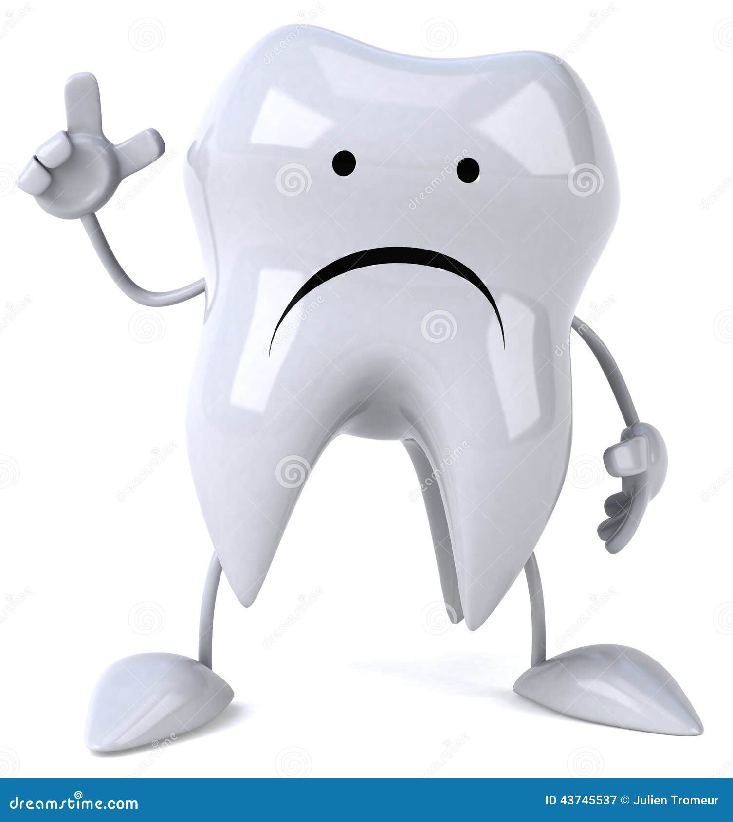 Fun tooth stock illustration. Illustration of dent, caries - 43745537