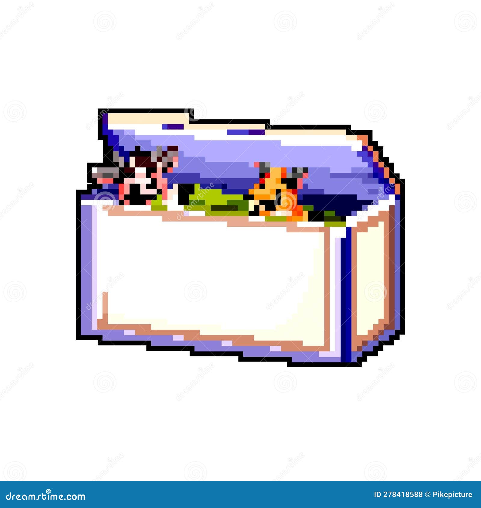 Fun Toy Box Game Pixel Art Vector Illustration Stock Vector ...