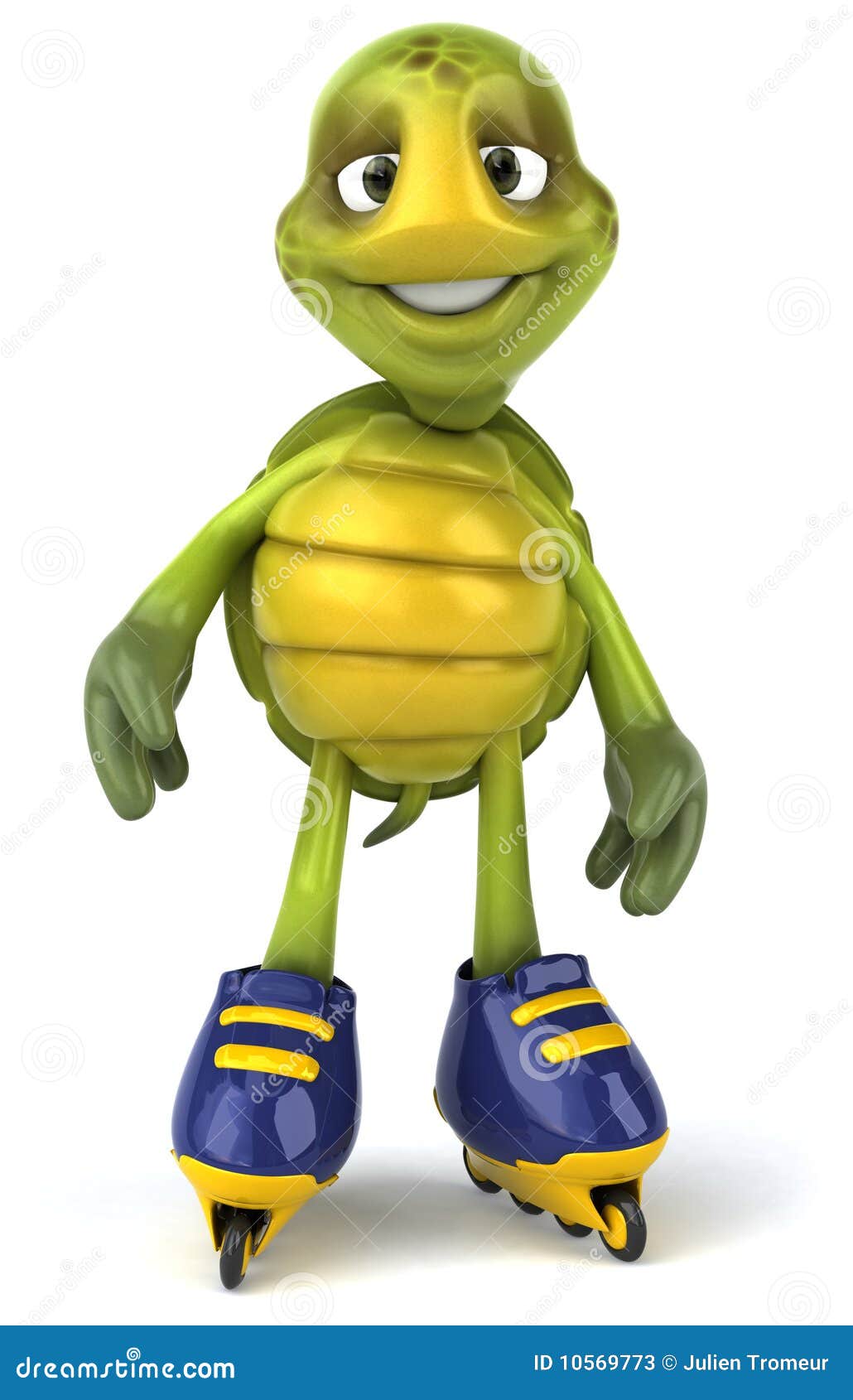 Fun turtle stock illustration. Illustration of amphibian - 10569773