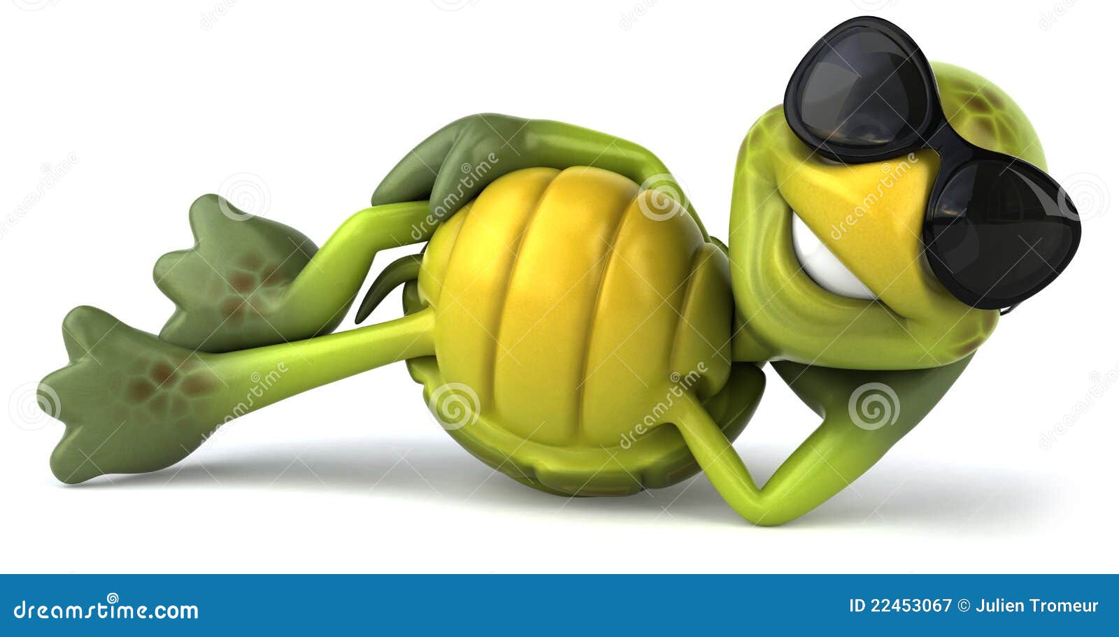 Fun turtle stock illustration. Illustration of cartoon - 22453067