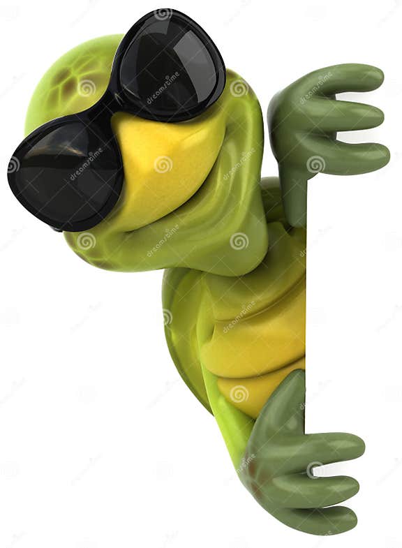 Fun turtle stock illustration. Illustration of nature - 22453071