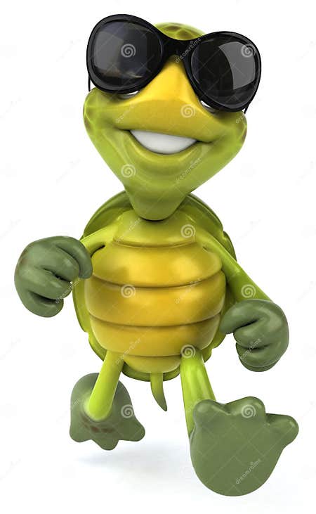 Fun turtle stock illustration. Illustration of aquatic - 29340662