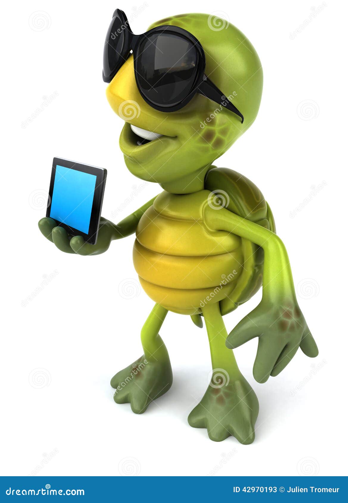 Fun turtle stock illustration. Illustration of aquatic - 42970193