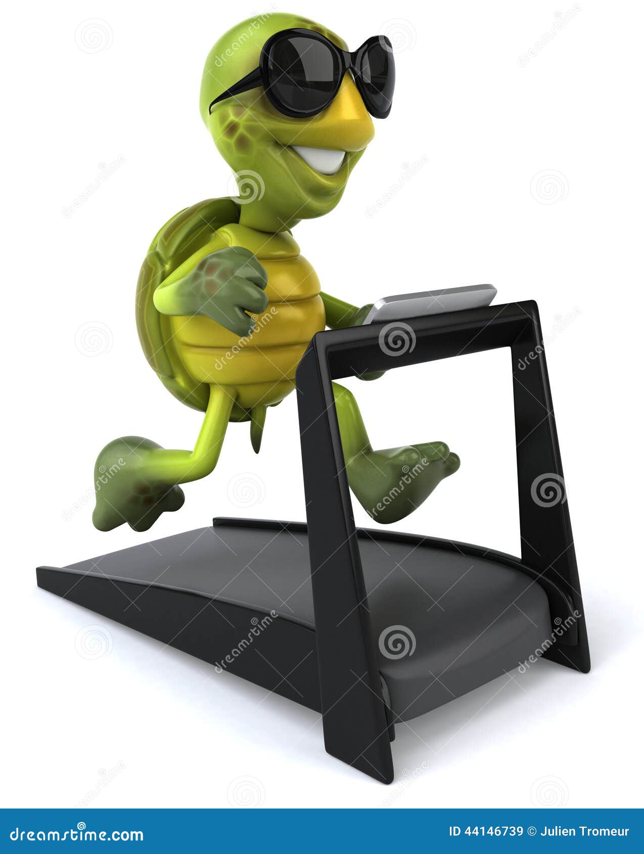 Fun turtle stock illustration. Illustration of reptile - 44146739