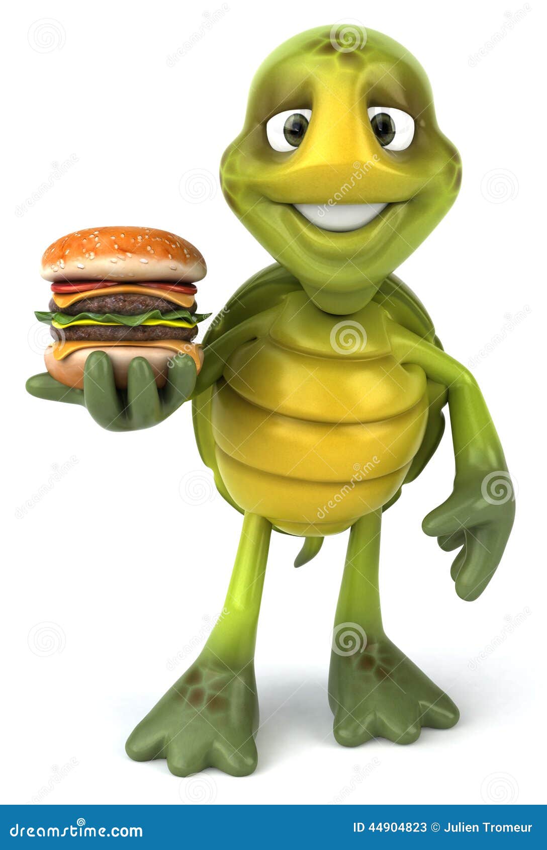 Fun turtle stock illustration. Illustration of marine - 44904823