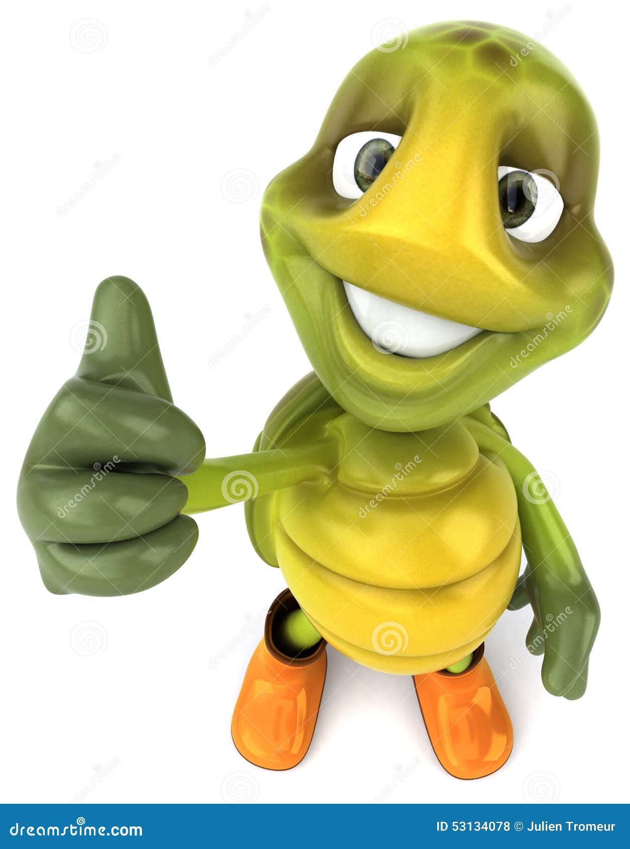 Fun turtle stock illustration. Illustration of animal - 53134078