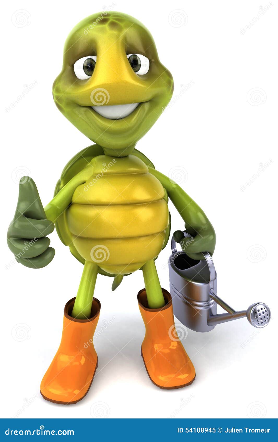 Fun turtle stock illustration. Illustration of cute, patience - 54108945