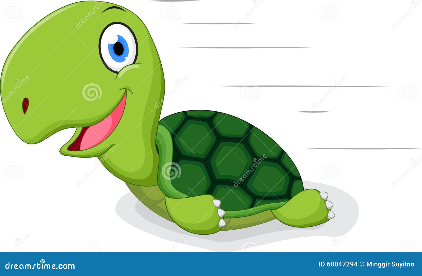 Fun turtle cartoon stock vector. Illustration of wild - 60047294