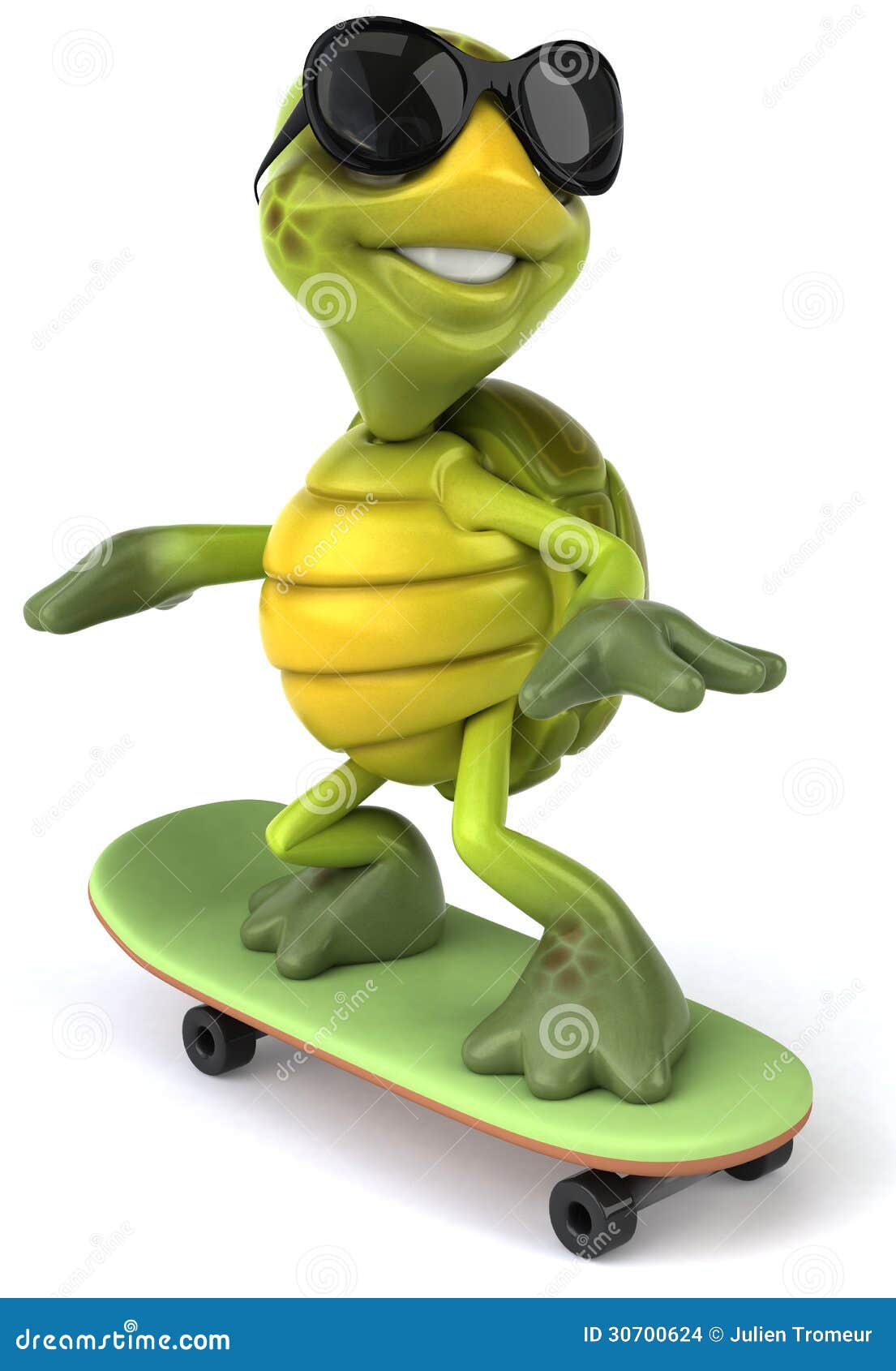 Fun turtle stock illustration. Illustration of creature - 30700624