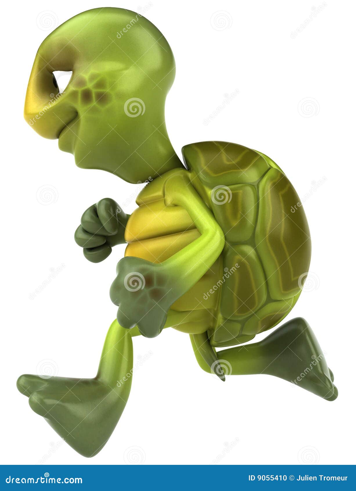 Cartoon Turtle Running