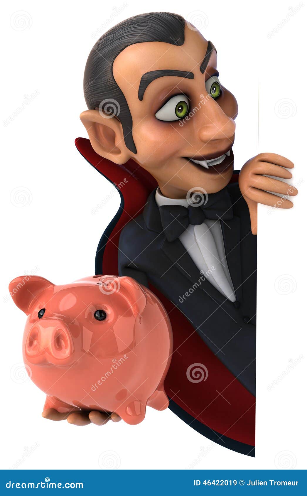 Fun vampire stock illustration. Illustration of bank - 46422019
