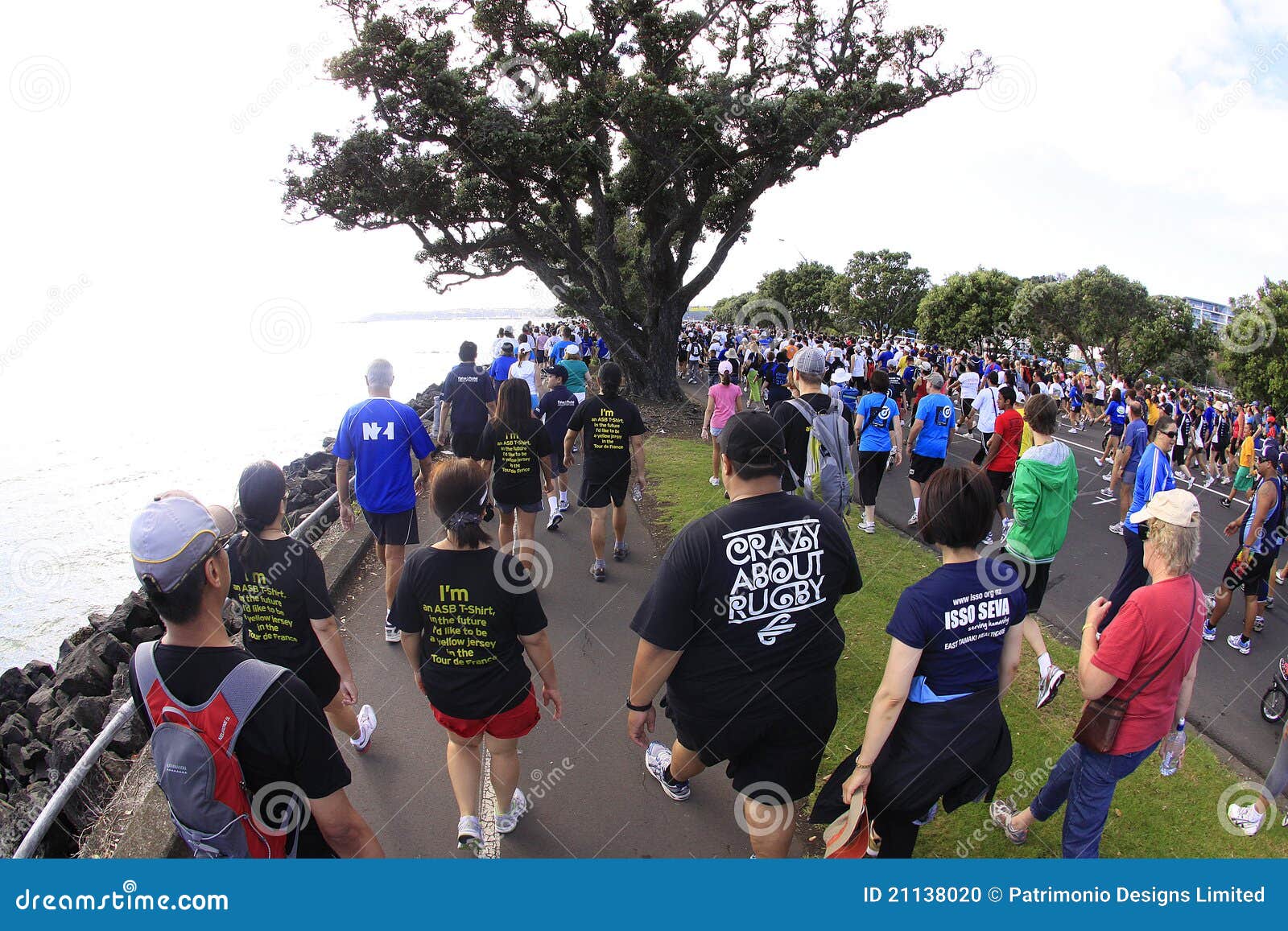 Fun walk participants editorial image. Image of round - 21138020