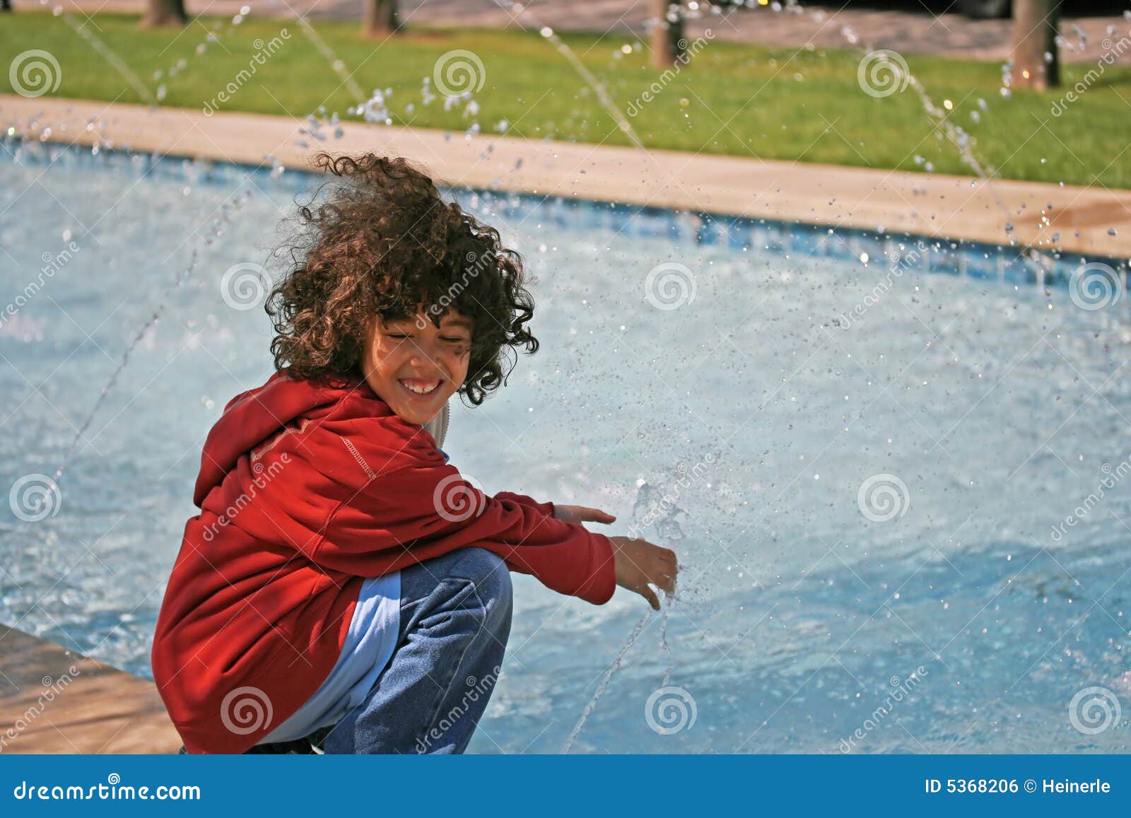 Fun with water stock photo. Image of smiling, splashing - 5368206