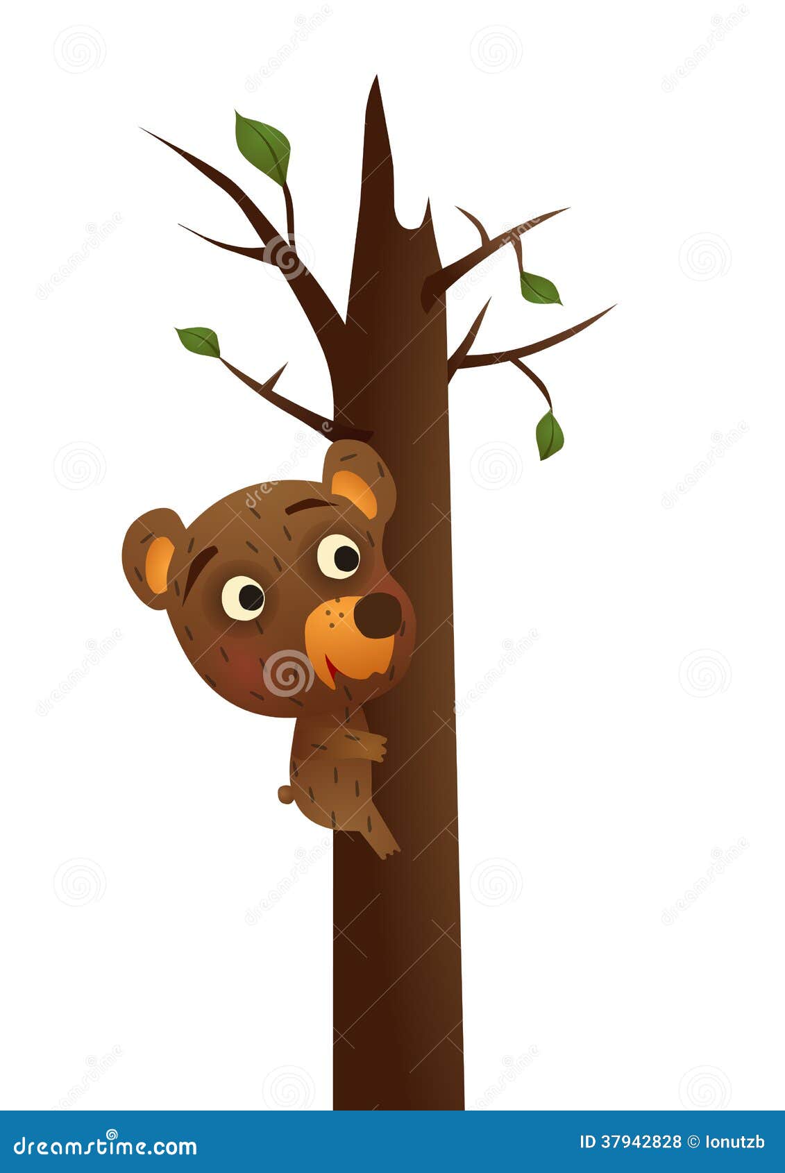 Fun Wild Bear stock illustration. Illustration of fluffy - 37942828